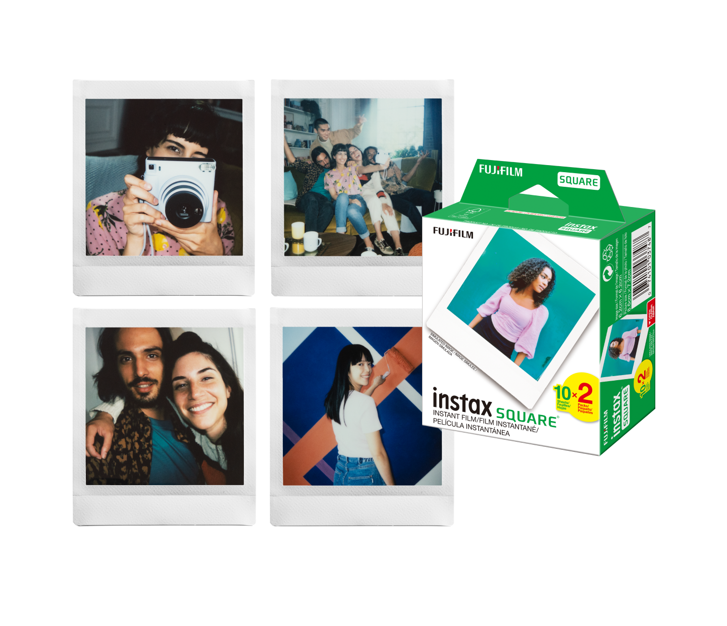 Instant Camera Film - instax SQUARE Twin Film Pack